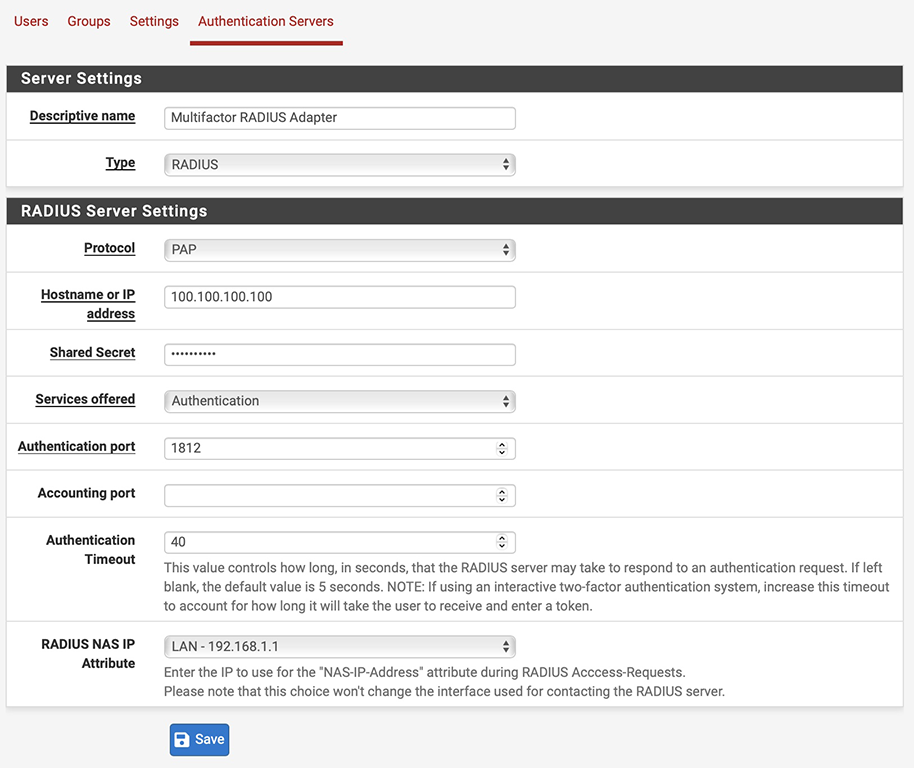 Настройка двухфакторной аутентификации pfSense OpenVPN | МУЛЬТИФАКТОР